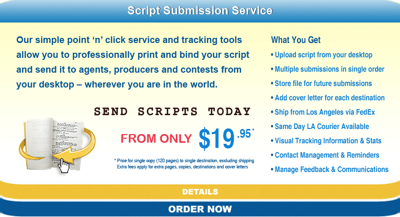 Hollywood Script Express Script Printing And Shipping 